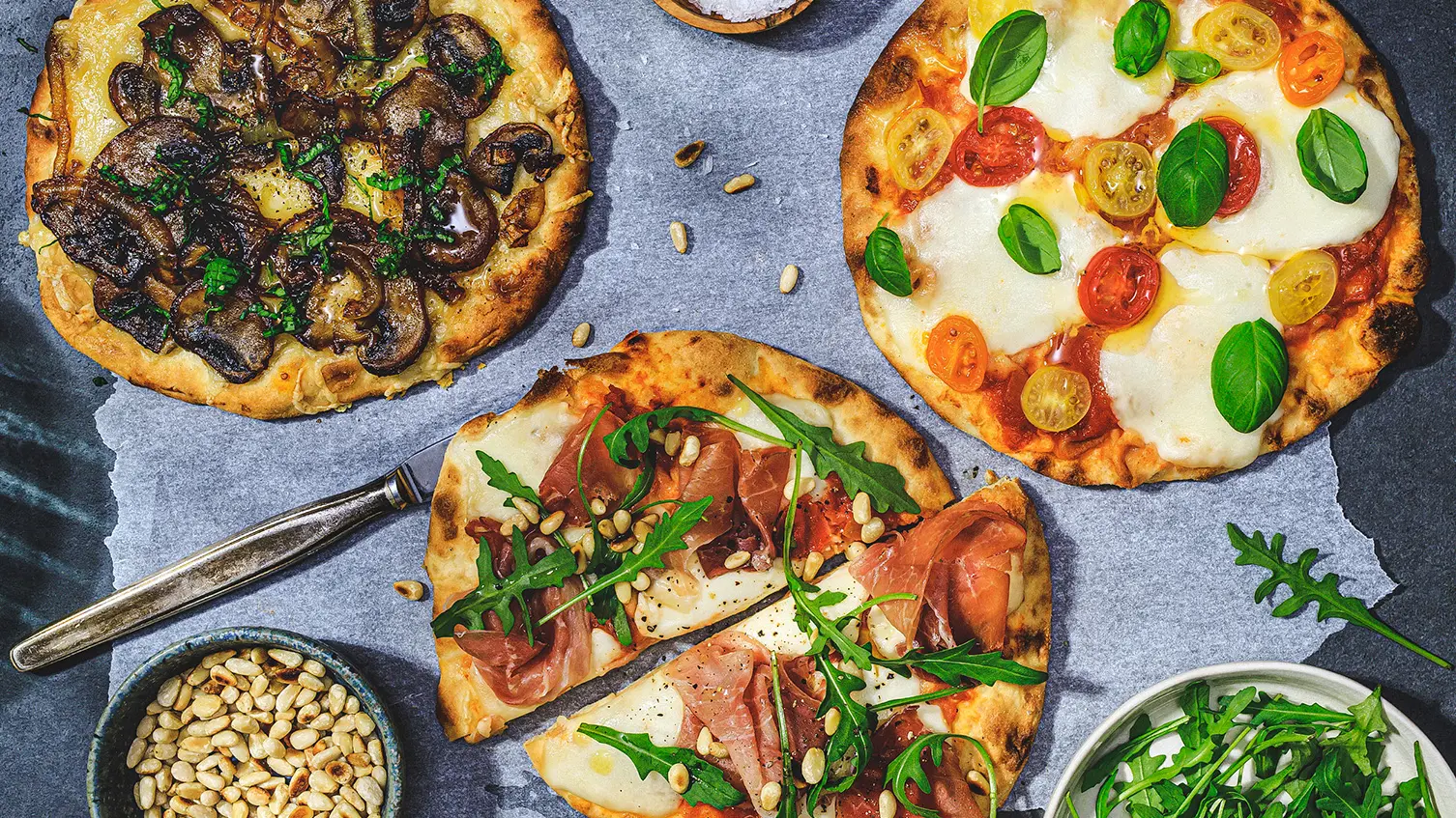 Minipizza på grillen - Staur Fjellbakeri